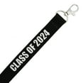 PinMart's Class of 2024 School Graduation Lanyard ID Name Badge Holder ...