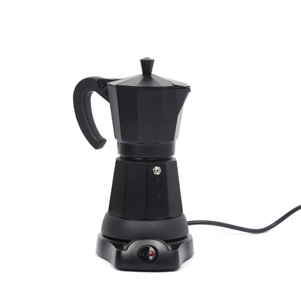 Plug-in Coffee Appliance Coffee Pot Espresso Machine Portable Aluminum ...