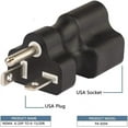 Toptekits Nema 6-20P Adapter, 6-15R & 6-20R Female Conversion, 20Amp ...