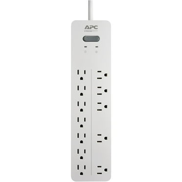 APC 12-Outlet Surge Protector Power Strip with USB Charging Ports, 2160 ...
