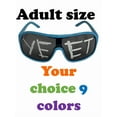 E.W.S. White Yeet Sunglasses, Handmade Acrylic Design, Jey Uso Costume ...