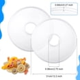 4 Pack Non-Stick Dehydrator Trays, 12 x 12'' Fruit Leather Roll Sheets ...