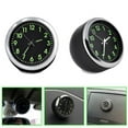 NANMELX Universal Mini Car Quartz Clock Luminous Car Clocks for ...