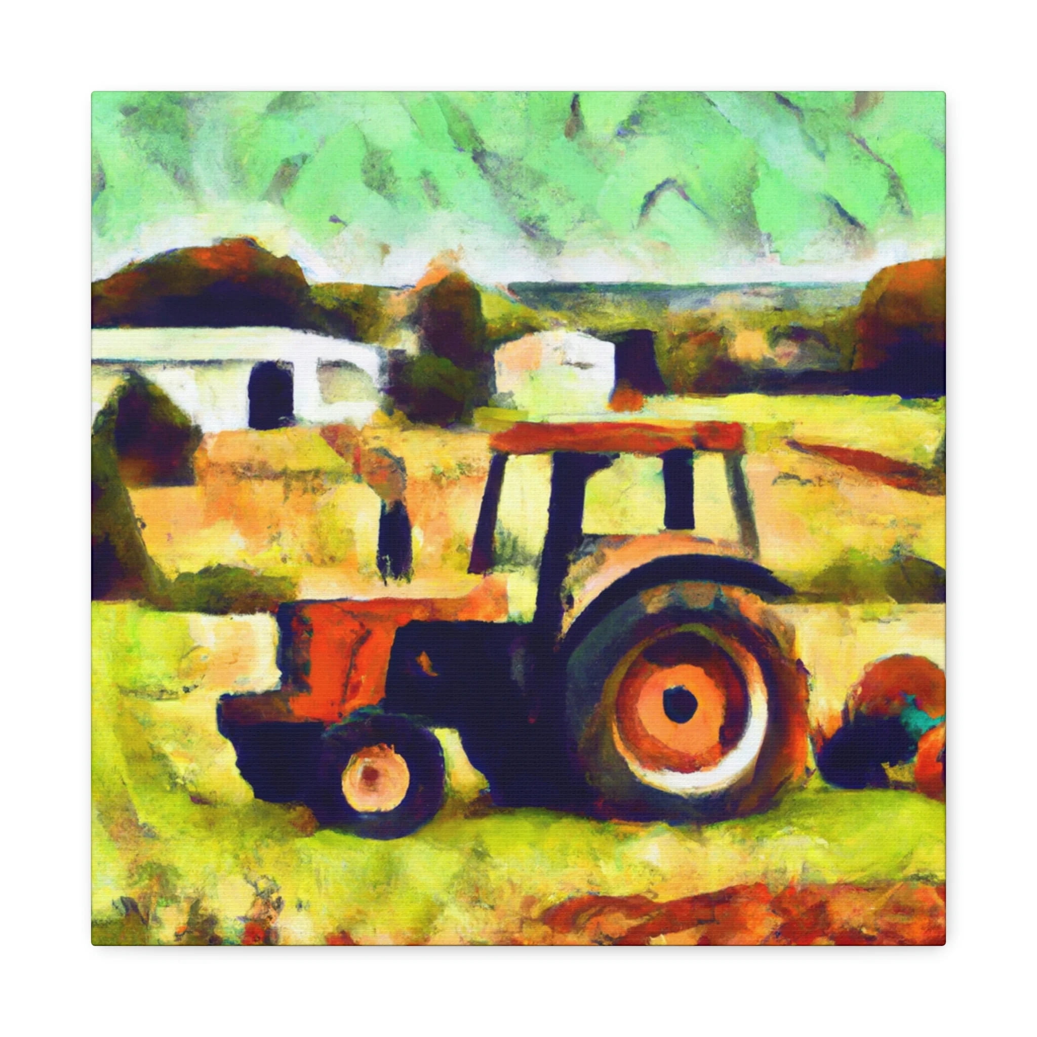 Tractor on the Farm - Canvas - Walmart.com