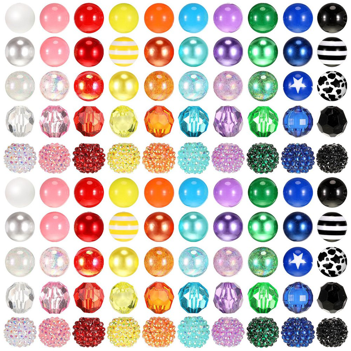 Click here for Unbranded 100 Pcs 20mm Beads For Pens Rhinestone B... prices