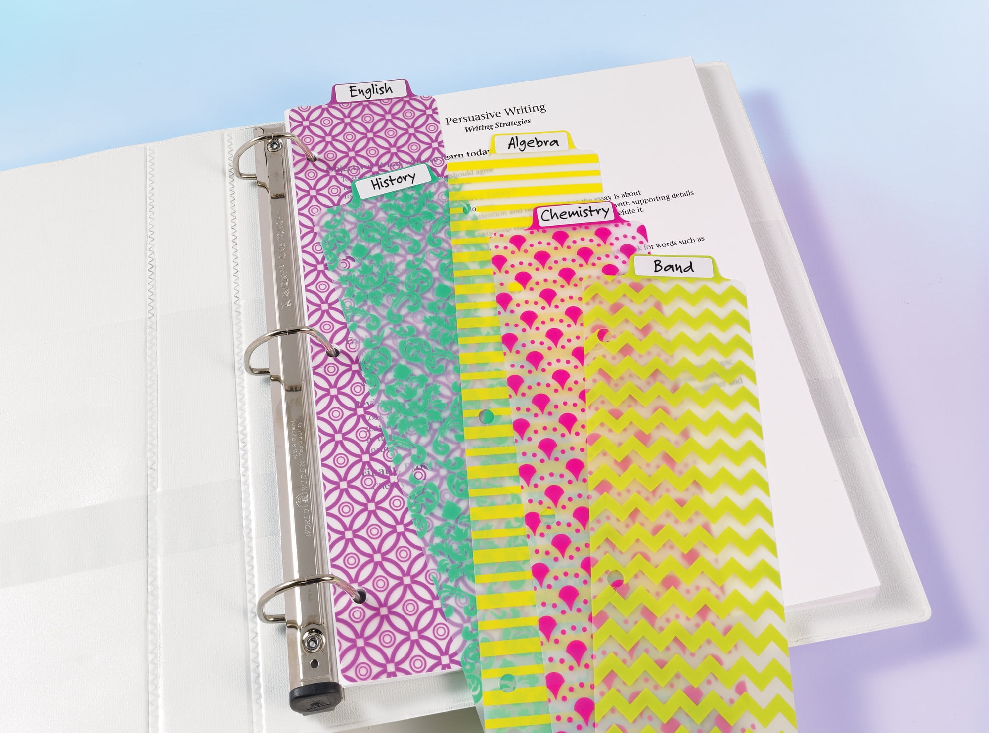 Avery Snap-In Bookmark Plastic Dividers, 5 Tabs (24909) – Beauty ...