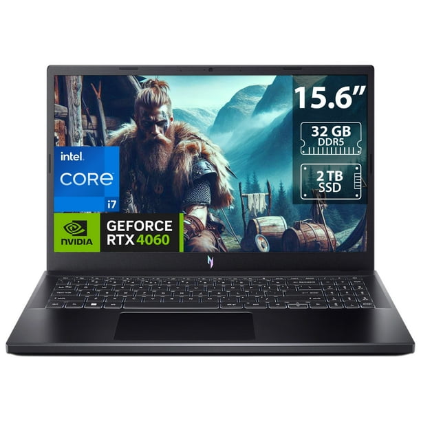Laptop Gamer Acer Nitro V 15: Intel Core i7, 32GB, SSD 2TB, 15.6", RTX ...