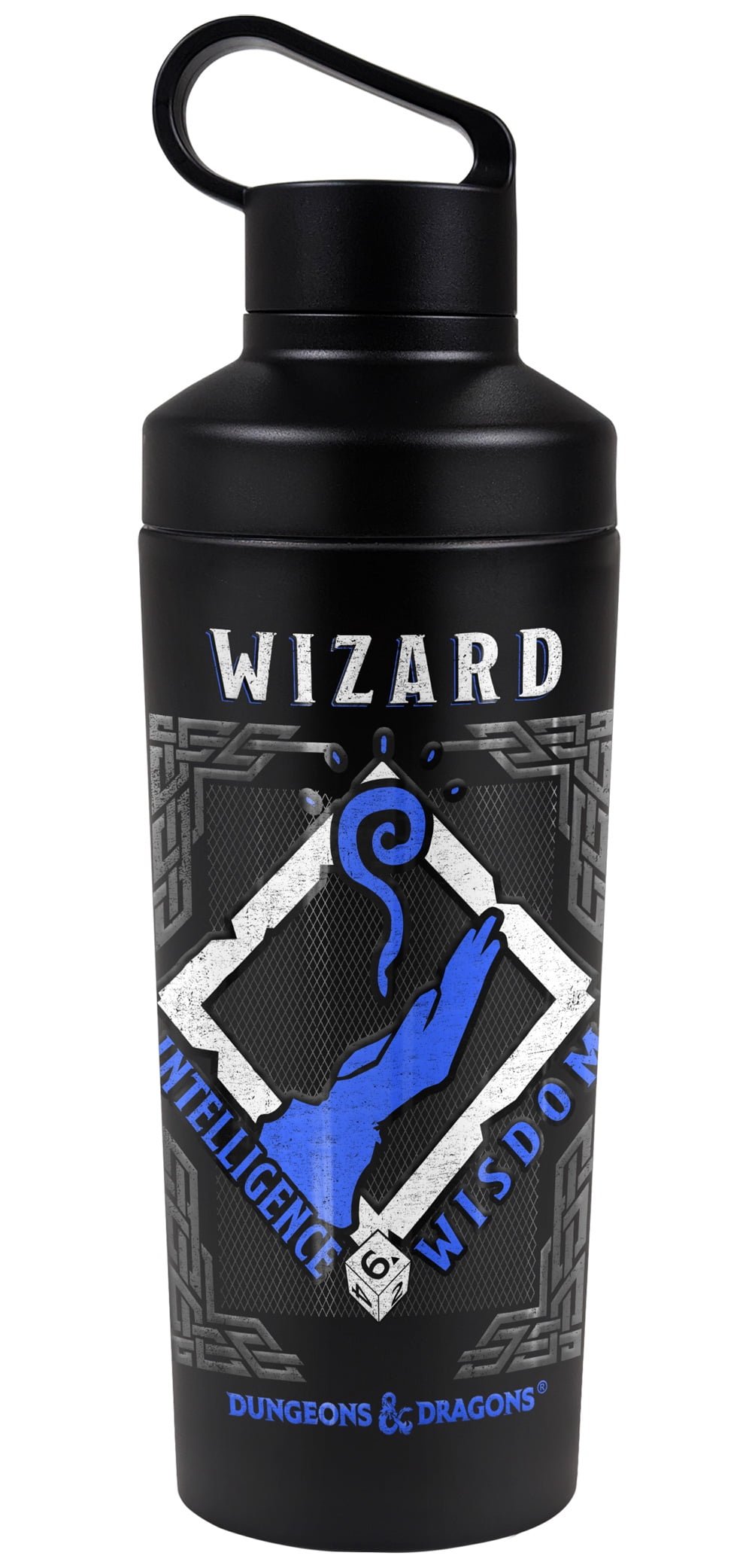 Dungeons & Dragons Official Wizard 18 oz Insulated Water Bottle, Leak ...