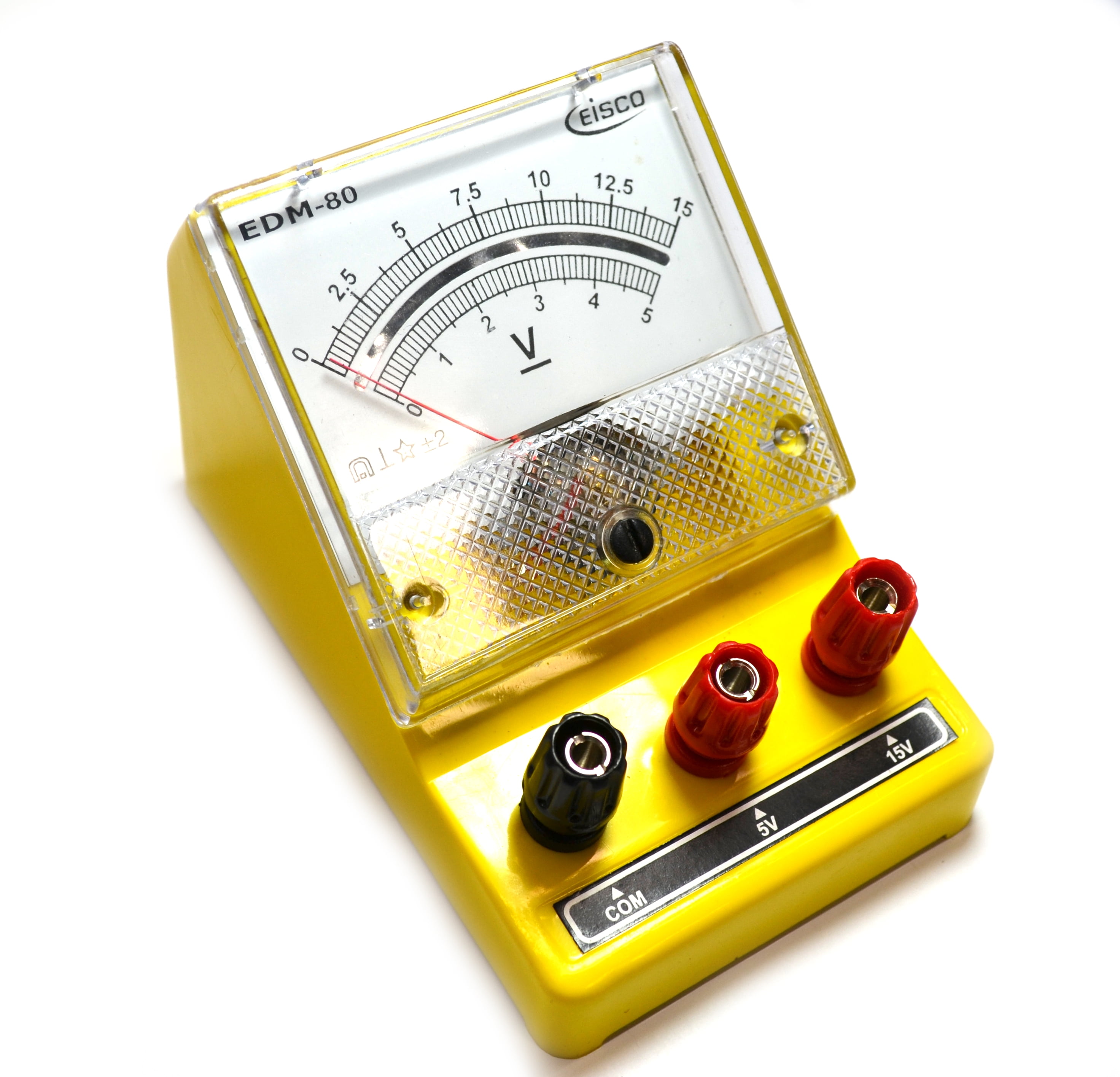 Eisco Labs Moving Coil Meters DC, Voltmeter 0 - 5 V, 0 - 15 V (Dual ...