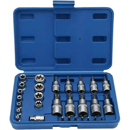 Male Female Torx Socket And Socket Bit Set | Walmart Canada