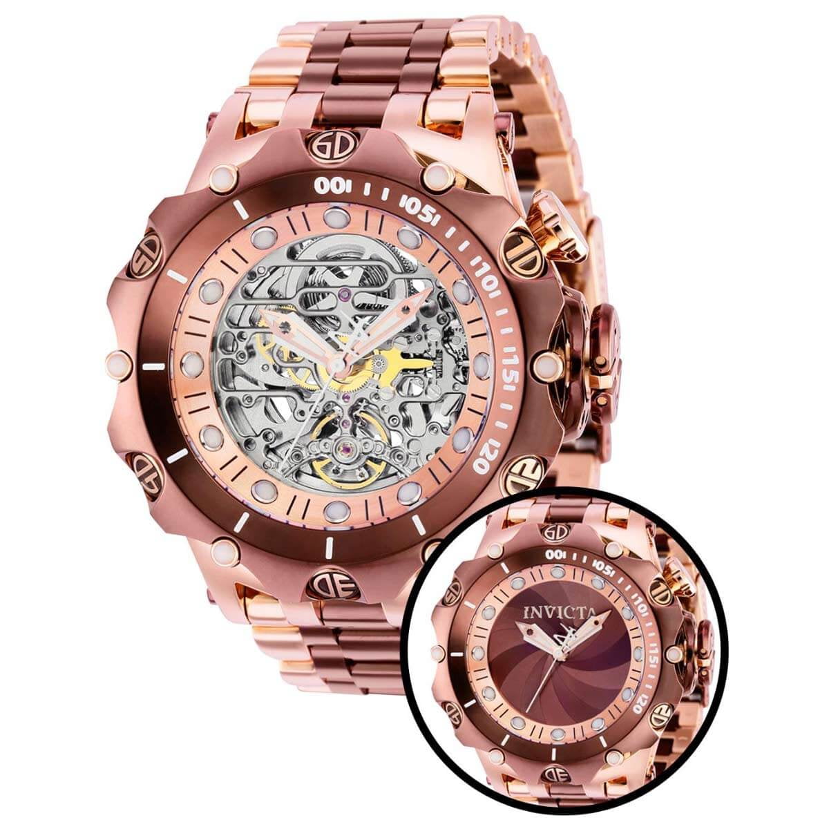 Invicta 36662 Men's Reserve Venom Shutter Skeleton Dial Watch - Walmart.com