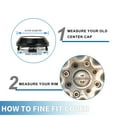 Universal Wheel Center Hub Cap Durable 64 mm 2.52" OD Wheel Hubcap Rim ...