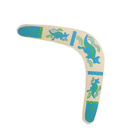 Kangaroo Printed, V Shaped Throwback-wooden Boomerang For Outdoor Games ...