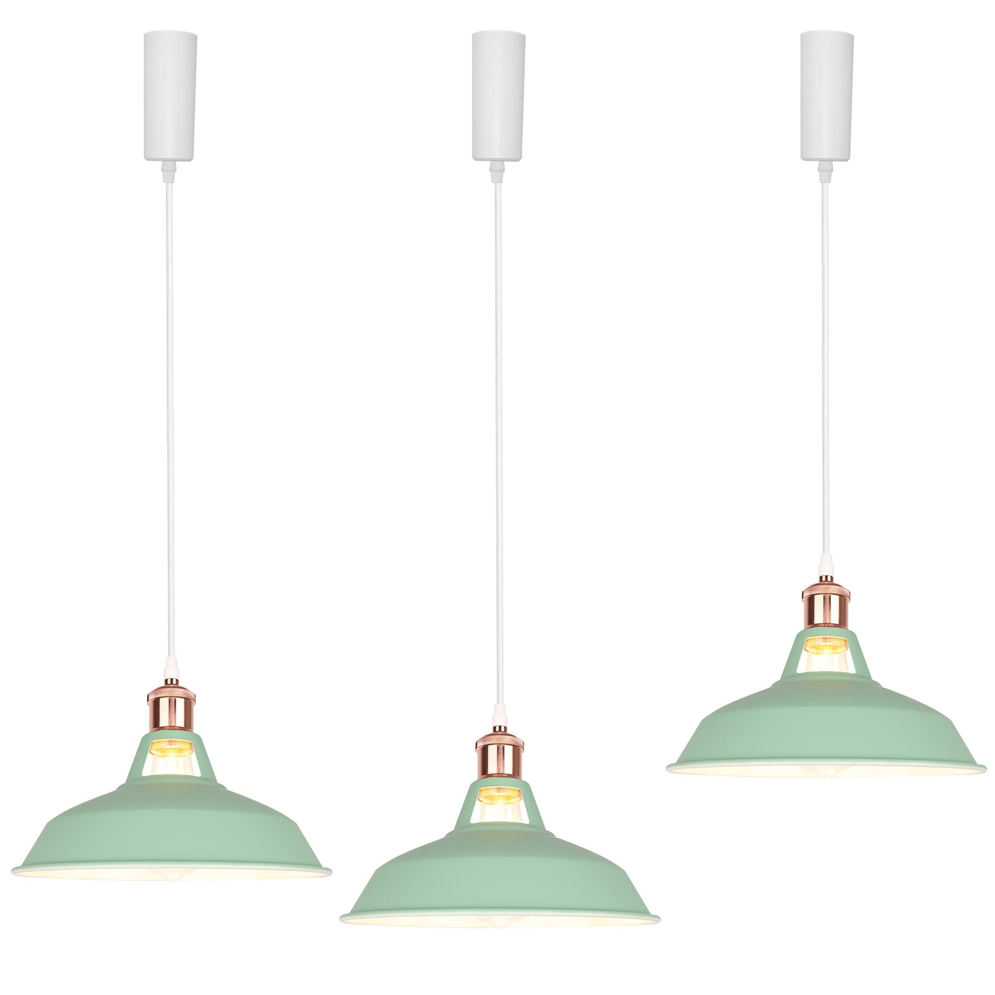 FSLiving Adjustable Lamp H-Type Track Pendant Lighting with Cord Total ...