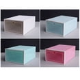 Honrane Clear PP Stackable Dust proof Drawer Shoes Box Storage Container Organizer - Walmart.com