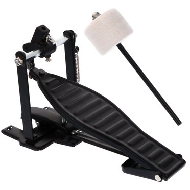 Aluminum Alloy Drum Pedal Bass Drum Kick Pedal Instrument Supply (Black ...