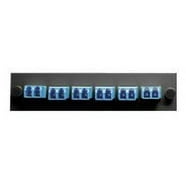 Black Box JPM385A Rackmount Fiber Panel 1U Loaded with Single-Mode ...