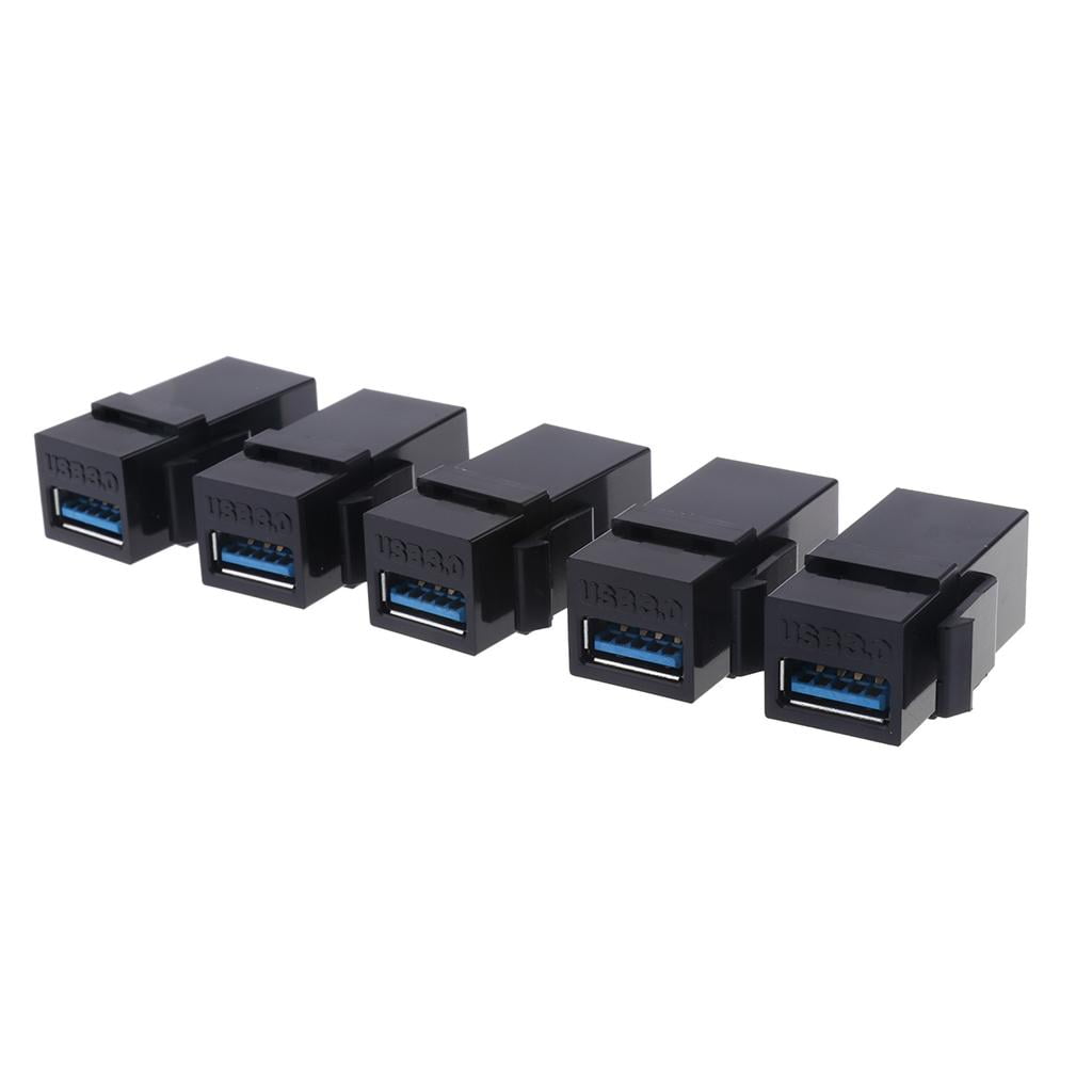 (5 Pack) USB 3.0 Coupler - Type A USB Coupler Female To Female Adapter ...