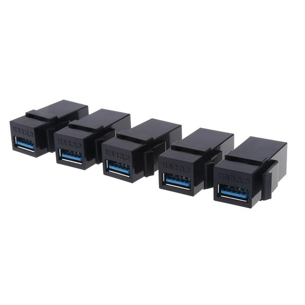 (5 Pack) USB 3.0 Coupler - Type A USB Coupler Female to Female Adapter ...