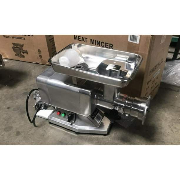 Commercial Electric Meat Grinder Stainless Steel 1 5hp Counter Top