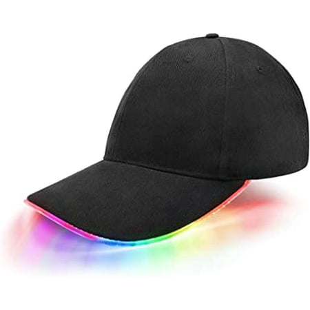 FanShow LED Hat Light Up Baseball Cap Party Hat Rave Accessories for ...