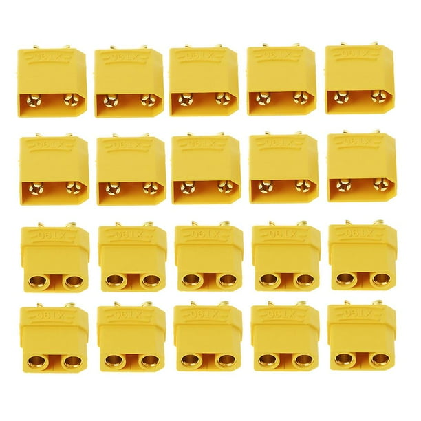 10 Pieces Portable Parts Banana Bullet Xt90 Model Plane Female Plug Connector - Walmart.ca