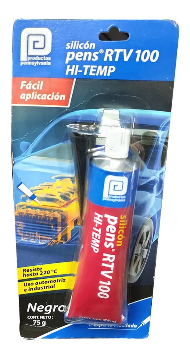 Silicón Alta Temperatura Automotriz E Industrial Negro 75g | Walmart en ...