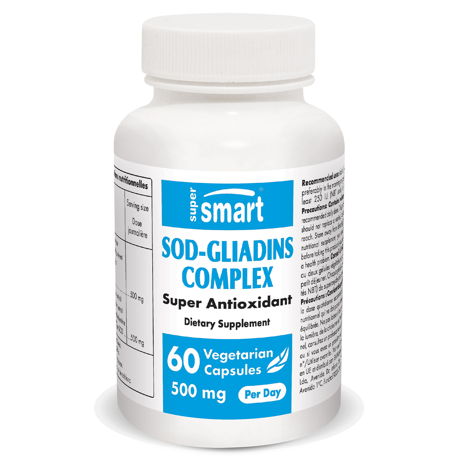 Supersmart - Complexo SOD-Gliadins 500 mg por dia - Angola | Ubuy