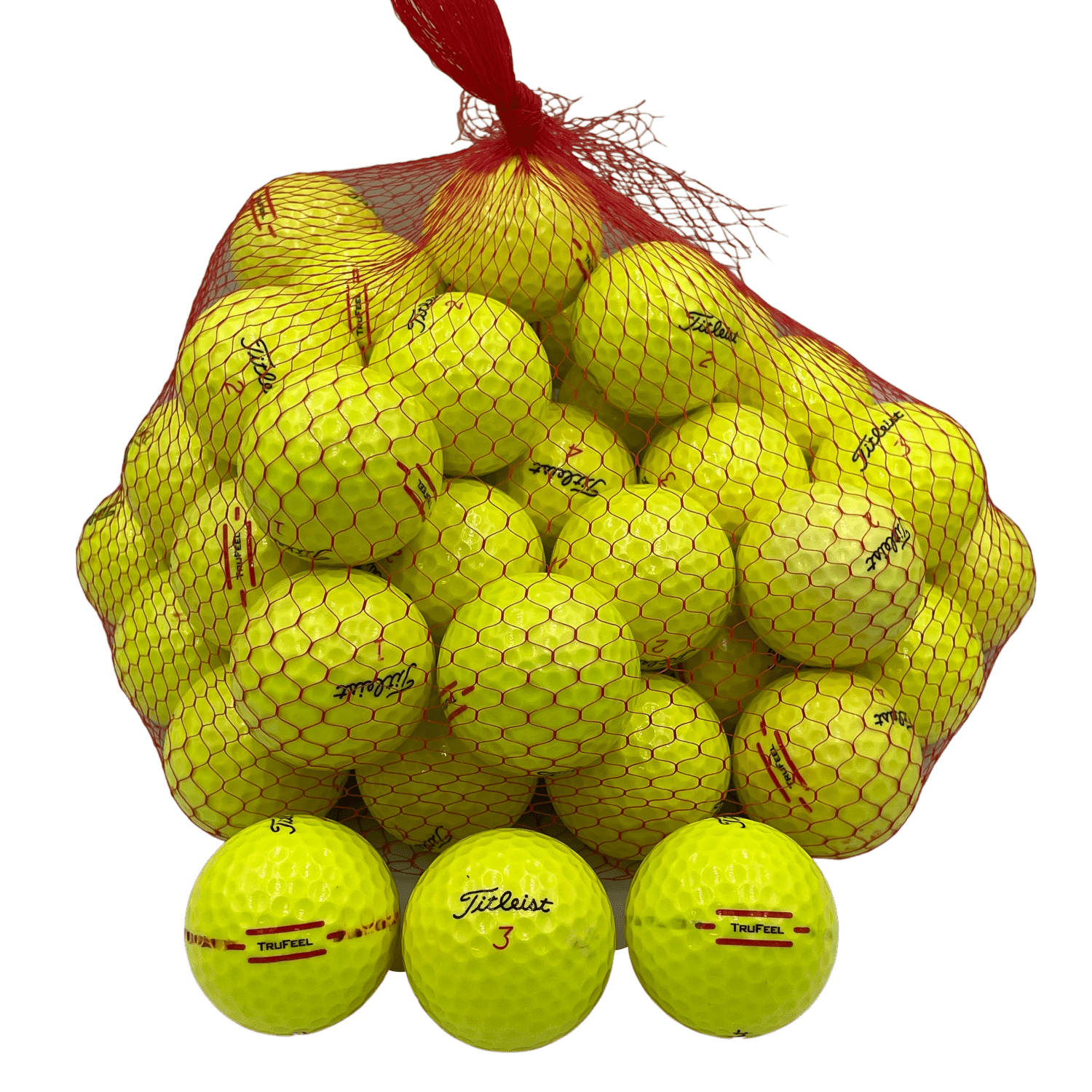 Click here for Golf Ball Planet - Trufeel Yellow Recycled Golf Ba... prices