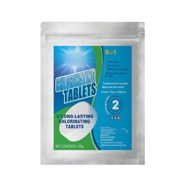 170 Pcs Chlorine Pool Tablets Chlorinating Tablets Swimming Swimming ...