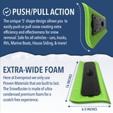 EVERSPROUT SnowBuster 5-to-12 Foot: Easy Storm Snow Removal & Clearing ...