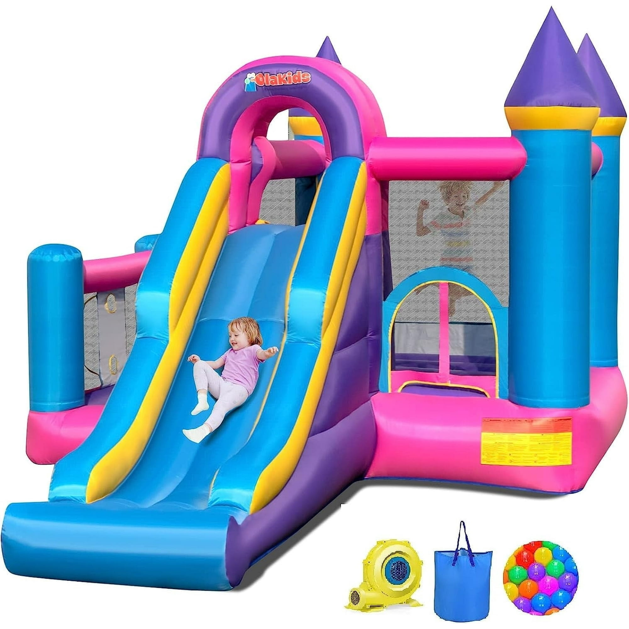 Click here for Olakids Inflatable Bounce House With Blower  Kids... prices