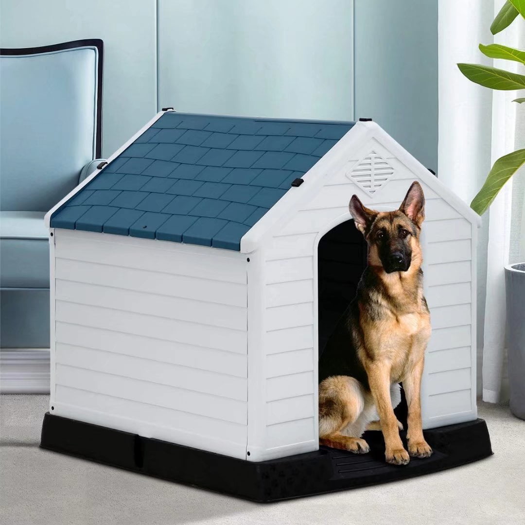 Dkelincs Plastic Dog House Waterproof Pet House for Small Dogs for All ...