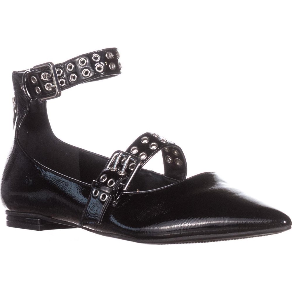 Marc Fisher - Womens Marc Fisher Alen4 Mary Jane Ballet Flats, Black ...