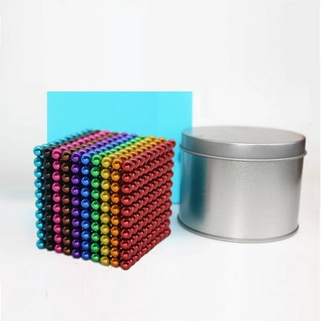 3-5Mm 216-512-1000Pcs Six-Eight-Color Buckyball Magnetism Balls with ...