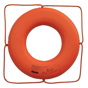 Jim-Buoy GO-X-24 U.S.C.G. Approved GX-Series Life Ring - 24", Orange ...