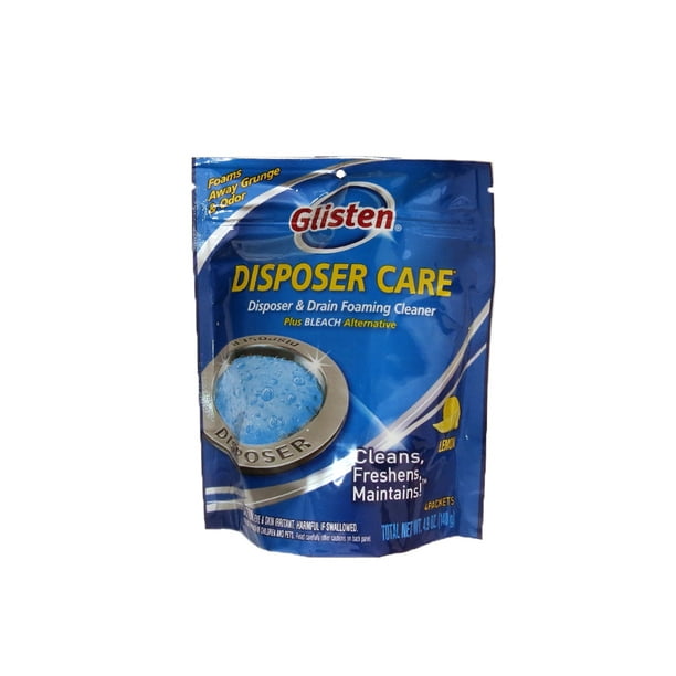 Glisten DP06N-PB Garbage Disposer Care Foaming Cleaner, Lemon Scent, 4 ...
