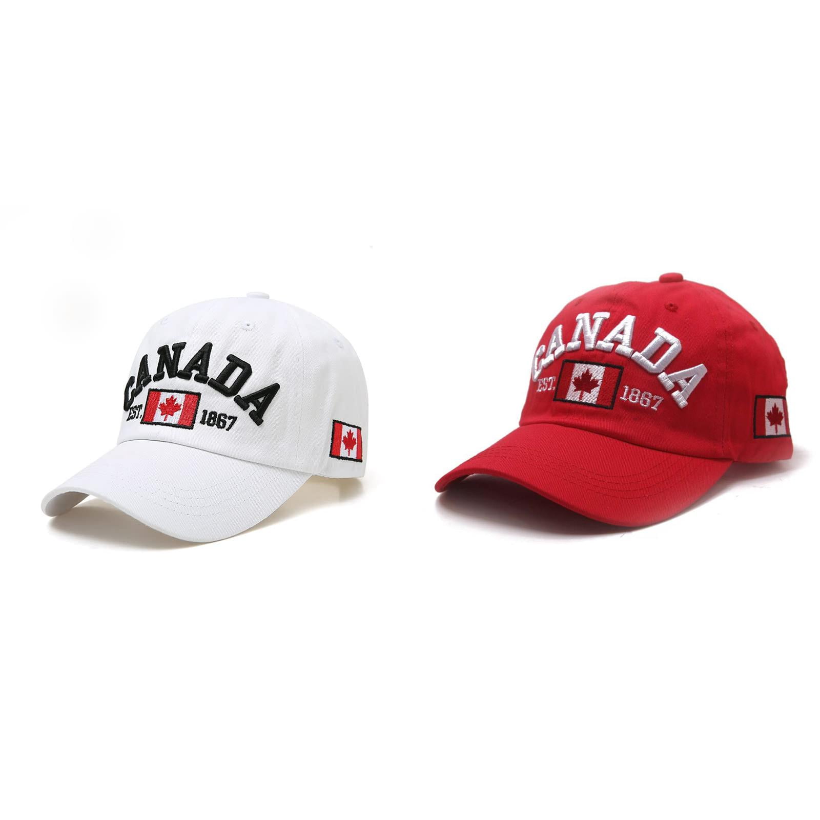 (2-Pack) Kcodviy Canada Baseball Cap Canada Big Size Trucker Hat Day ...