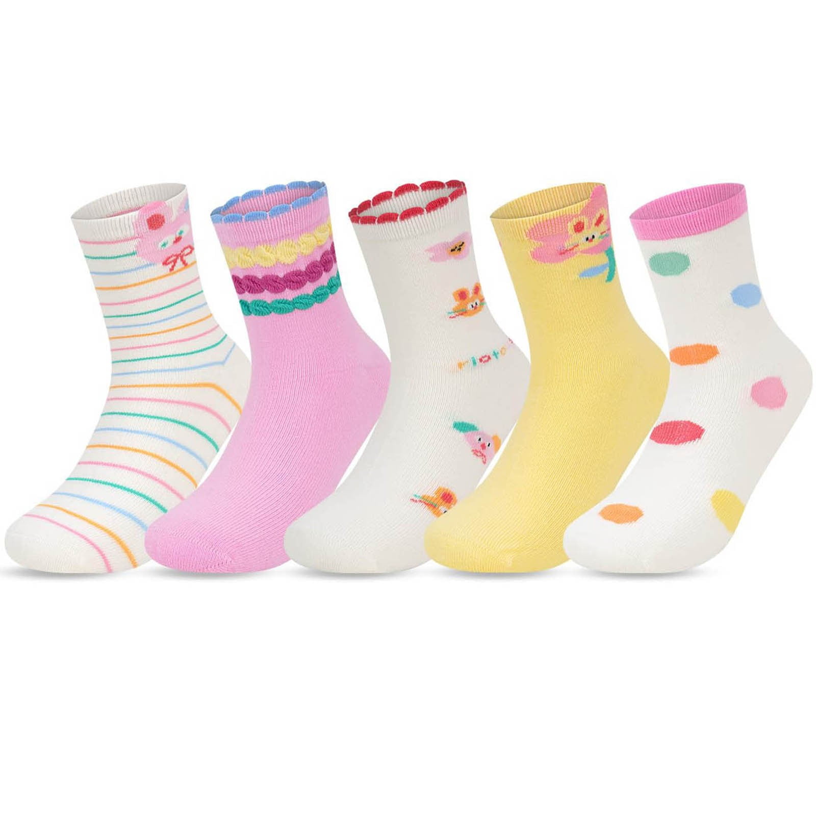 Click here for Rongler 5 Pairs Of Socks Childrens Girls Boys Clas... prices