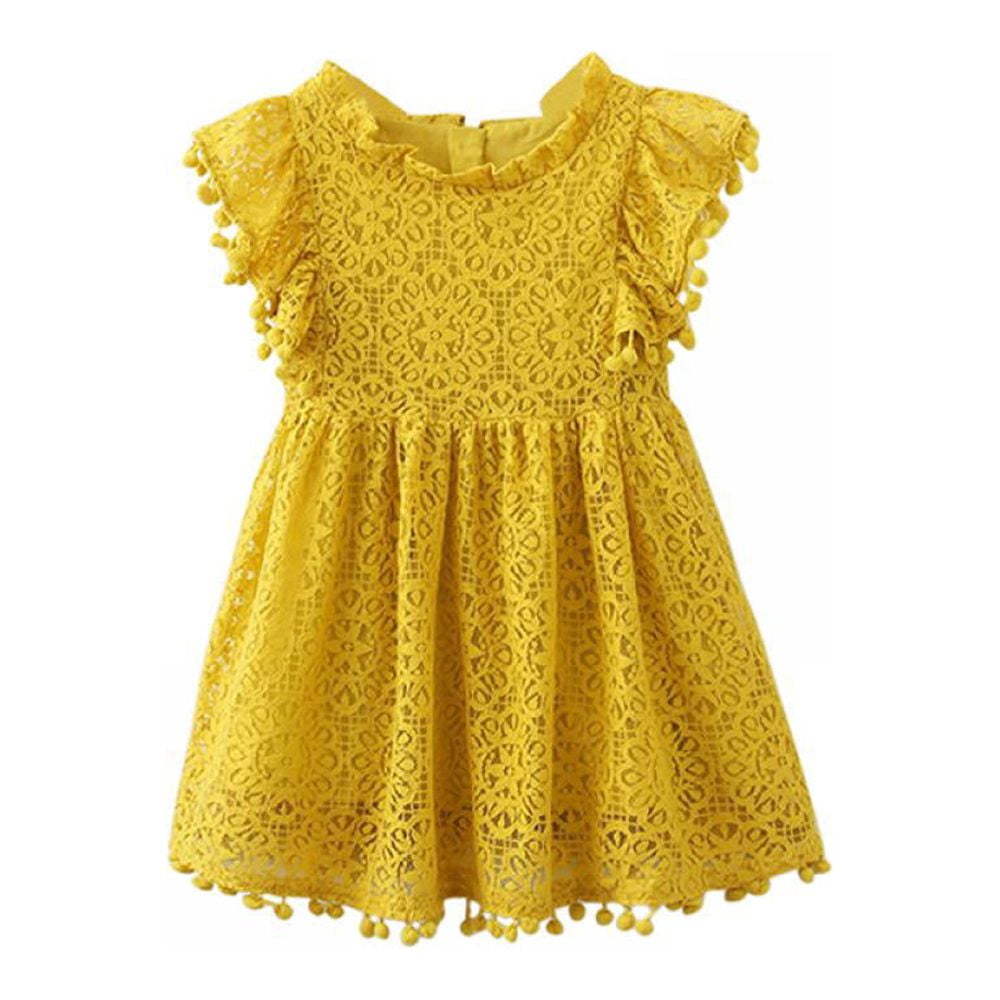 Kids Girls Lace Dresses Toddler Princess Wedding Party Dress - Walmart.com