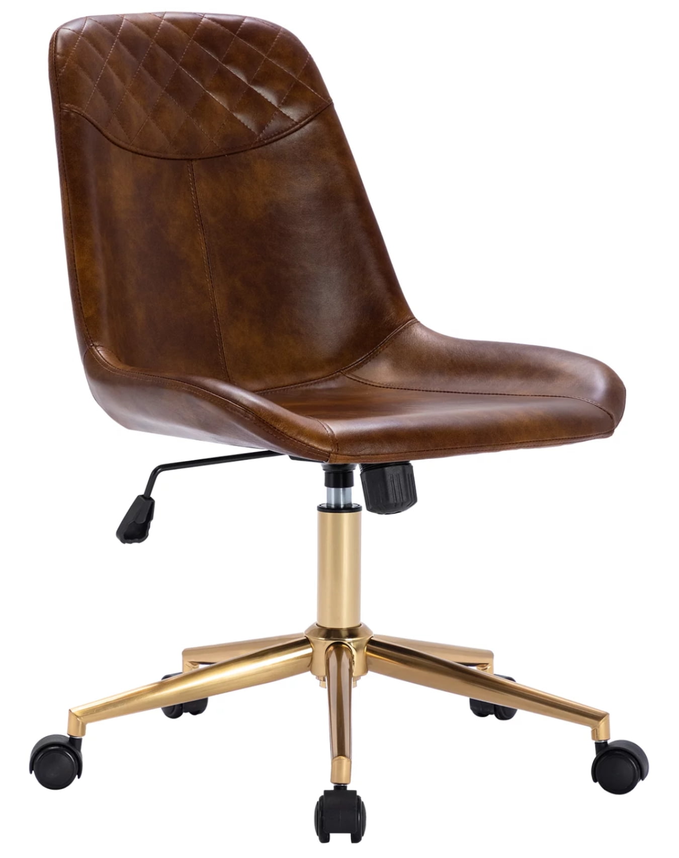 Duhome Office Desk Chair Faux Leather Swivel Computer Chair Adjustable ...