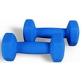BalanceFrom All-Purpose Color Neoprene Coated Dumbbells, 4 lbs Pair ...