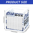 ACDANC 10K Smash Box Money Saving Challenge Unbreakable Piggy Bank for ...