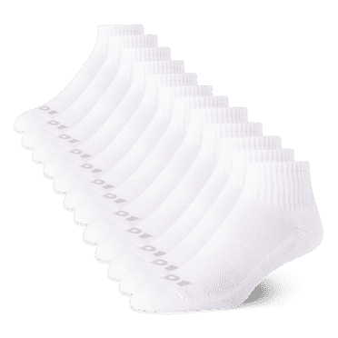 AND1 Men's Cushion Quarter Socks, 12 Pack, Comfort Stretch, Arch ...