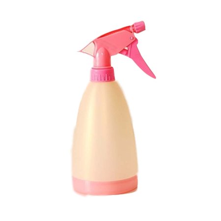 Watering Can Plastic Hand Pressure Adjustable Water Spray Bottle,Beige ...
