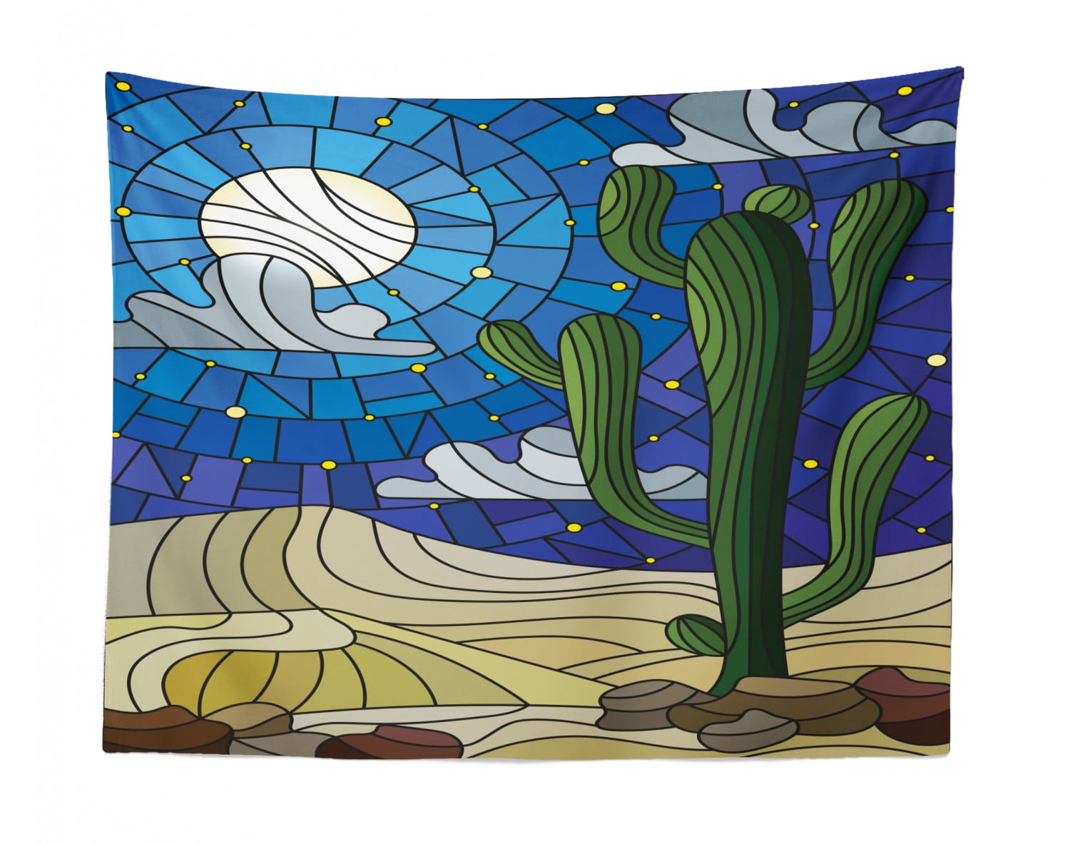 Summer Tapestry, Digitally Generated Interpretation of a Watch Tower on ...