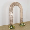 BalsaCircle 8 feet Blush Big Payette Sequin Double Sided Open Arch ...