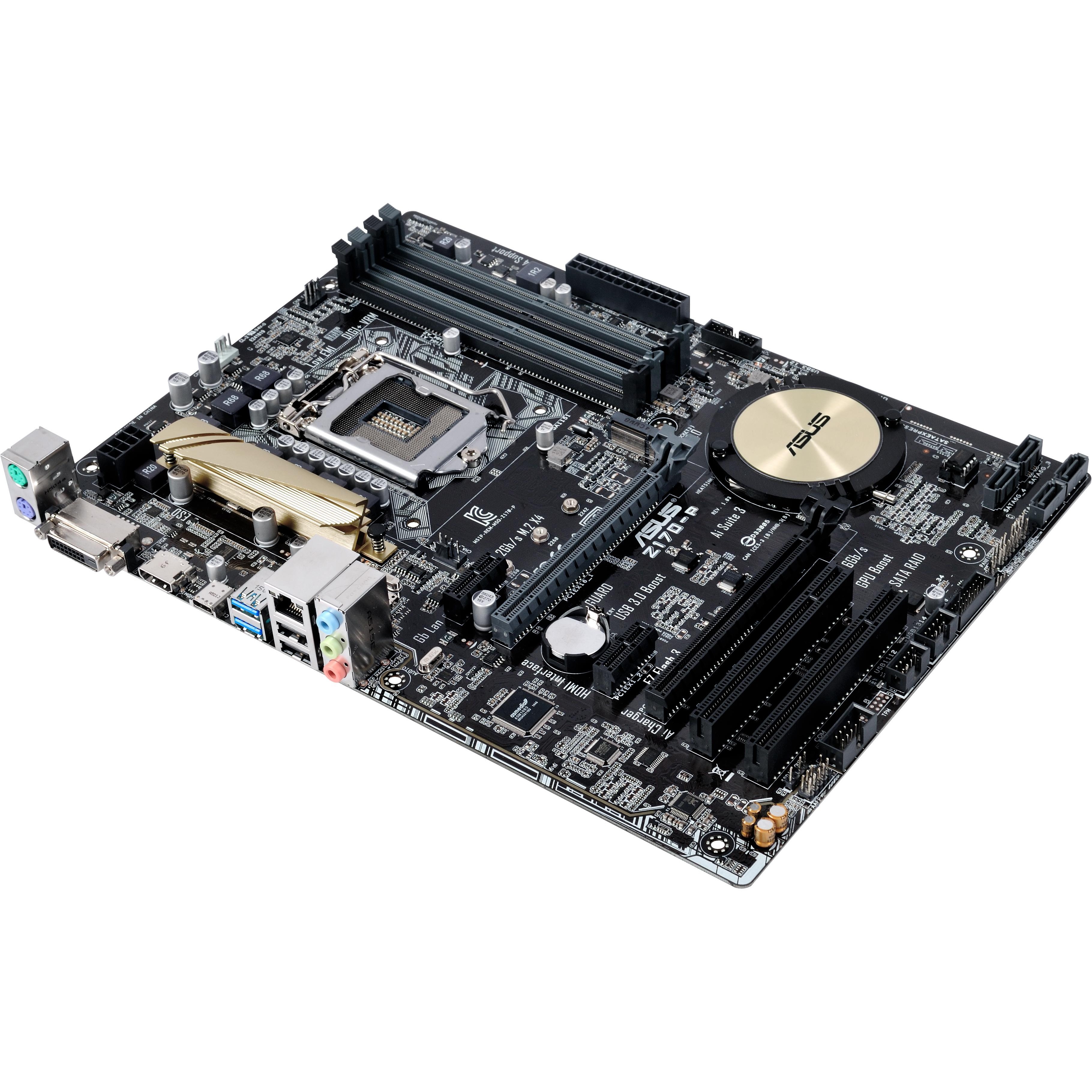 Asus Z170 P Desktop Motherboard Intel Chipset Socket H4 LGA 1151 ATX Asus Z170 P Desktop Motherboard Intel Chipset Socket H4 LGA 1151 ATX