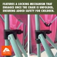Ozark Trail Kids Canopy Camp Chair with Safety Lock 125 lb Capacity ...