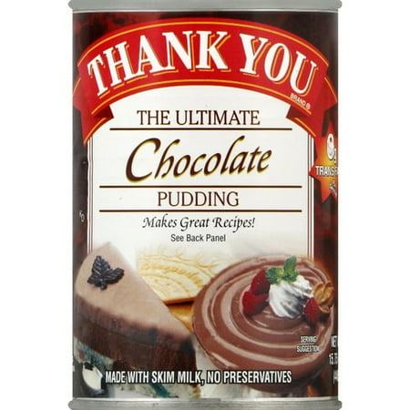 Thank You Chocolate Pudding, 15.75 oz (Pack of 12) - Walmart.com